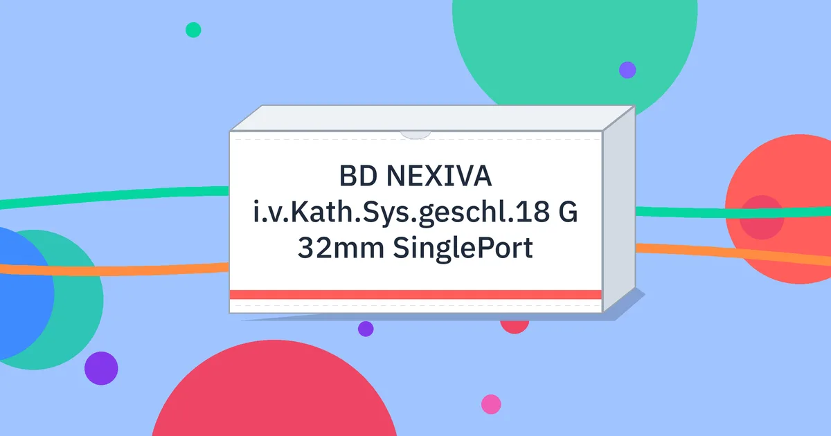 Symbolbild: Packung mit der Aufschrift BD NEXIVA i.v.Kath.Sys.geschl.18 G 32mm SinglePort (PZN 11709090) – Verfügbarkeit und Bezug in Apotheken in Frankfurt am Main