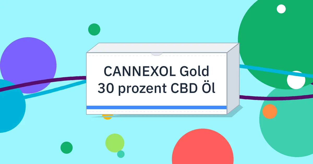 Symbolbild: Packung mit der Aufschrift CANNEXOL Gold 30 prozent CBD Öl (PZN 18376059) – Verfügbarkeit und Bezug in Apotheken in Frankfurt am Main