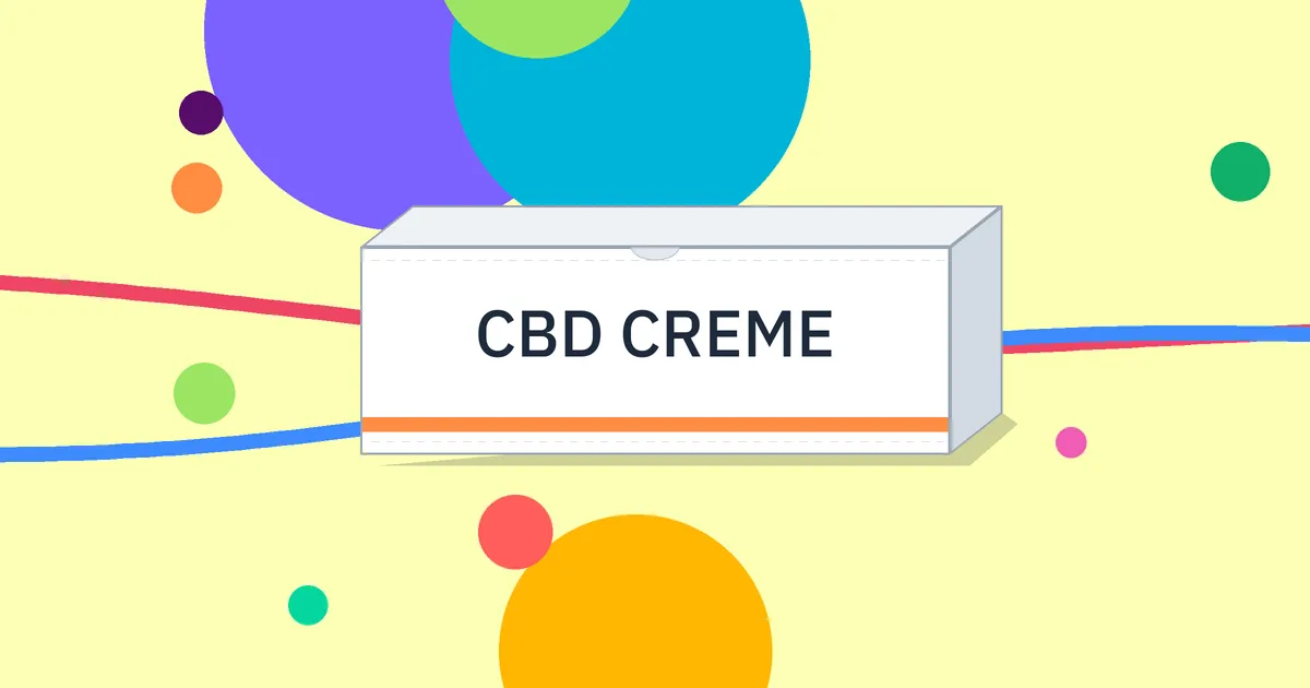 Symbolbild: Packung mit der Aufschrift CBD CREME (PZN 20894028) – Verfügbarkeit und Bezug in Apotheken in Frankfurt am Main