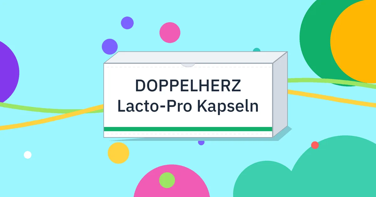 Symbolbild: Packung mit der Aufschrift DOPPELHERZ Lacto-Pro Kapseln (PZN 19297801) – Verfügbarkeit und Bezug in Apotheken in Frankfurt am Main