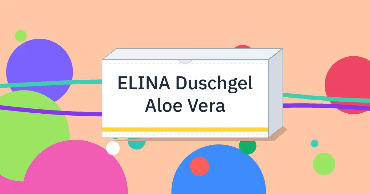Symbolbild: Packung mit der Aufschrift ELINA Duschgel Aloe Vera (PZN 17387322) – Verfügbarkeit und Bezug in Apotheken in Frankfurt am Main