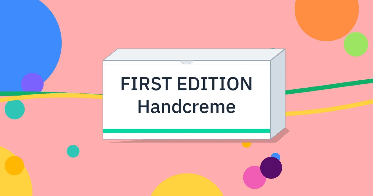 Symbolbild: Packung mit der Aufschrift FIRST EDITION Handcreme (PZN 10534263) – Verfügbarkeit und Bezug in Apotheken in Frankfurt am Main