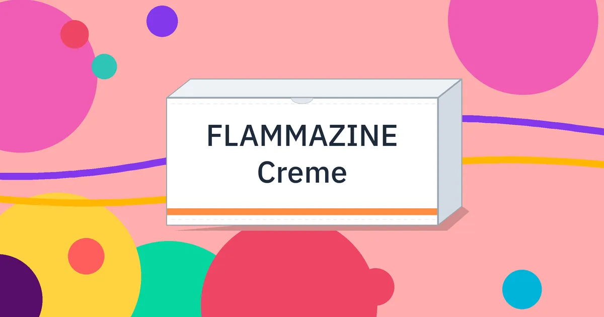 Symbolbild: Packung mit der Aufschrift FLAMMAZINE Creme (PZN 04579758) – Verfügbarkeit und Bezug in Apotheken in Frankfurt am Main