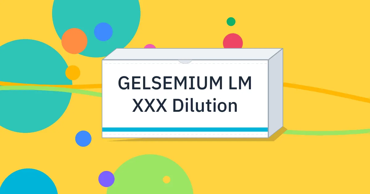 Symbolbild: Packung mit der Aufschrift GELSEMIUM LM XXX Dilution (PZN 02674613) – Verfügbarkeit und Bezug in Apotheken in Frankfurt am Main
