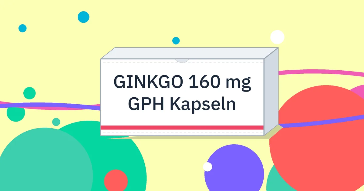 Symbolbild: Packung mit der Aufschrift GINKGO 160 mg GPH Kapseln (PZN 07606220) – Verfügbarkeit und Bezug in Apotheken in Frankfurt am Main
