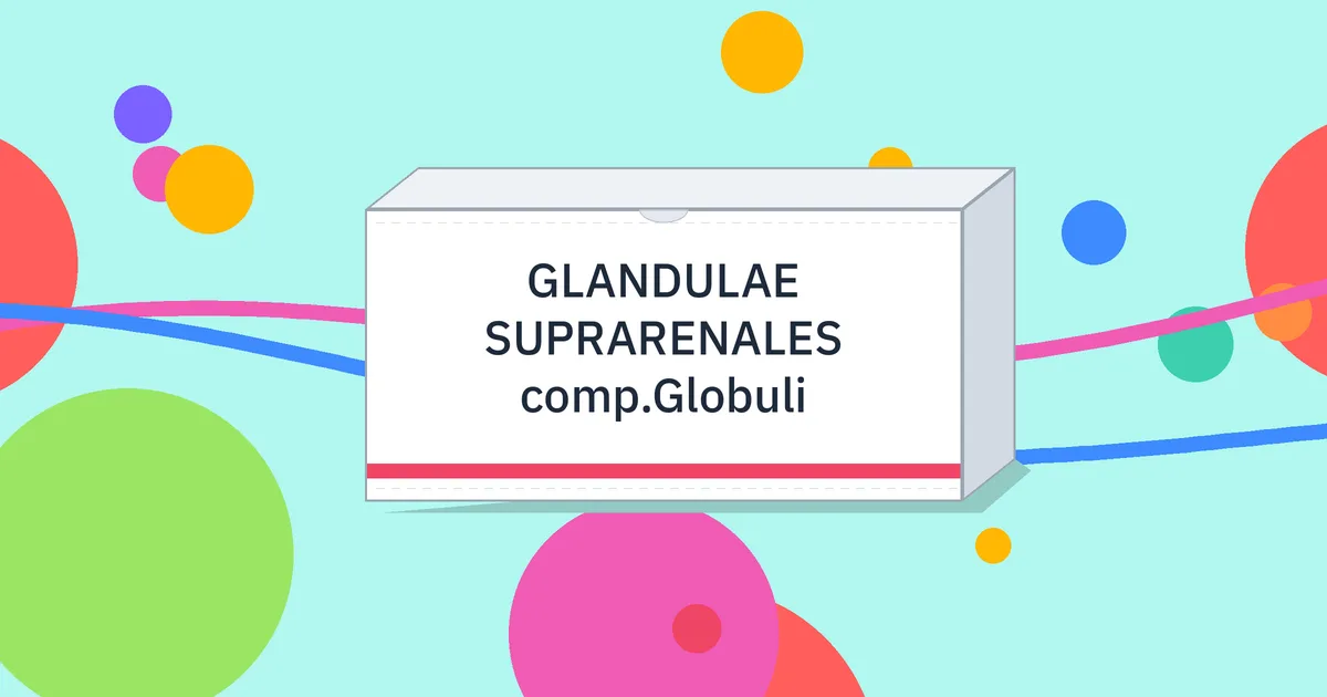 Symbolbild: Packung mit der Aufschrift GLANDULAE SUPRARENALES comp.Globuli (PZN 08786046) – Verfügbarkeit und Bezug in Apotheken in Frankfurt am Main