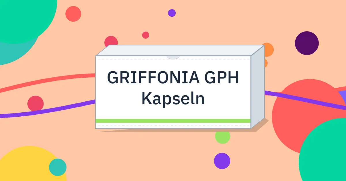 Symbolbild: Packung mit der Aufschrift GRIFFONIA GPH Kapseln (PZN 09377605) – Verfügbarkeit und Bezug in Apotheken in Frankfurt am Main