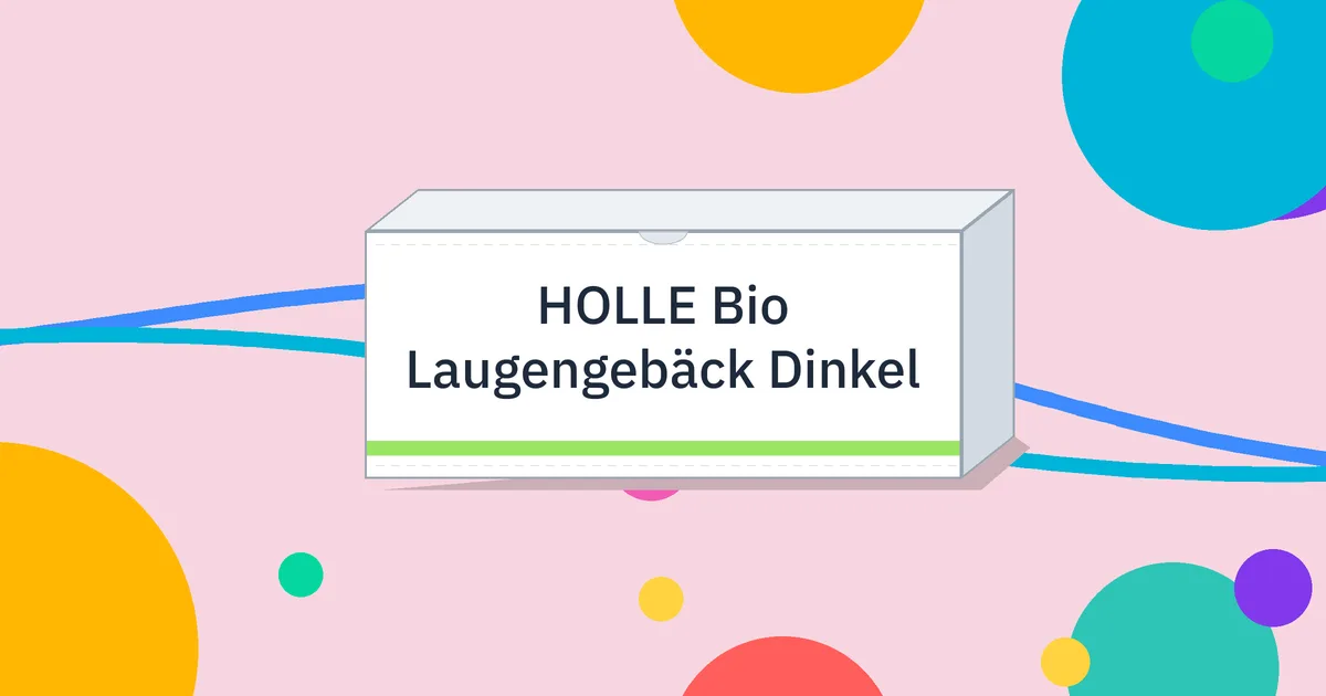 Symbolbild: Packung mit der Aufschrift HOLLE Bio Laugengebäck Dinkel (PZN 19394059) – Verfügbarkeit und Bezug in Apotheken in Frankfurt am Main