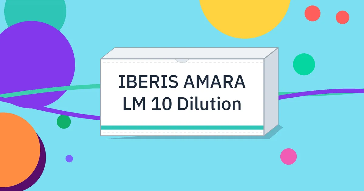 Symbolbild: Packung mit der Aufschrift IBERIS AMARA LM 10 Dilution (PZN 12891369) – Verfügbarkeit und Bezug in Apotheken in Frankfurt am Main