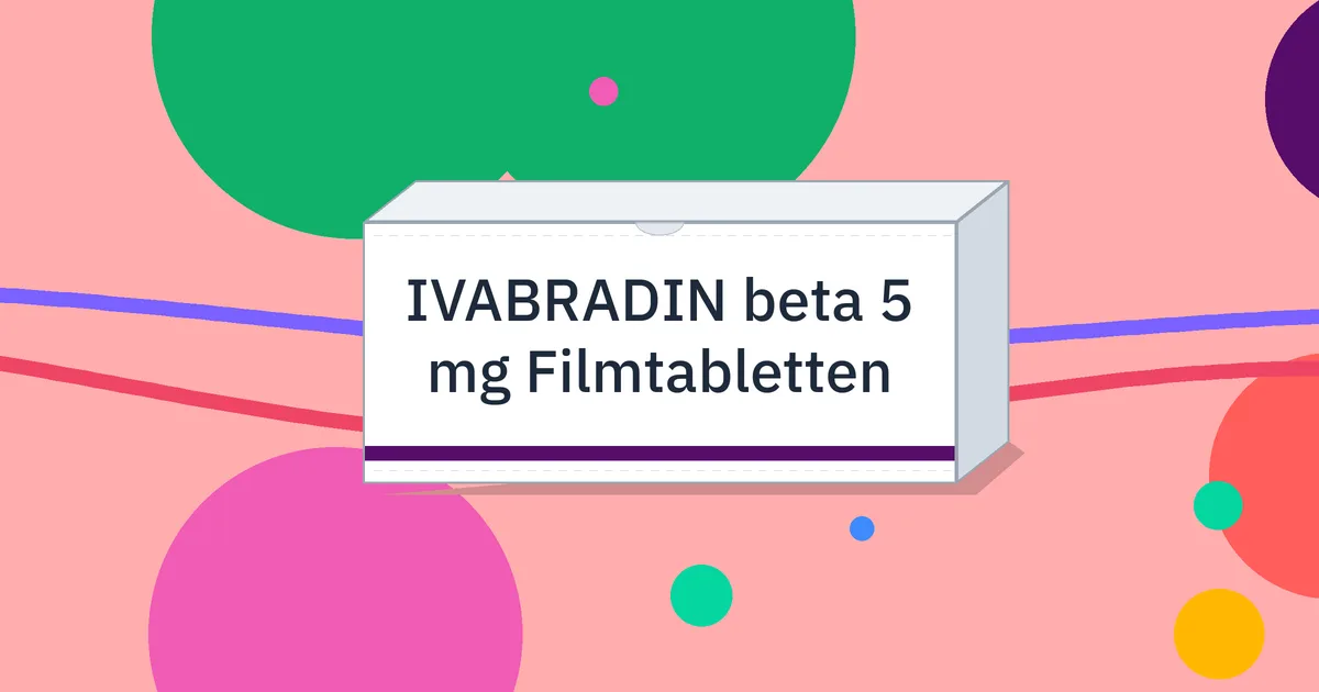 Symbolbild: Packung mit der Aufschrift IVABRADIN beta 5 mg Filmtabletten (PZN 09305221) – Verfügbarkeit und Bezug in Apotheken in Frankfurt am Main