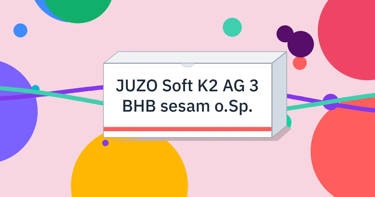 Symbolbild: Packung mit der Aufschrift JUZO Soft K2 AG 3 BHB sesam o.Sp. (PZN 14825425) – Verfügbarkeit und Bezug in Apotheken in Frankfurt am Main