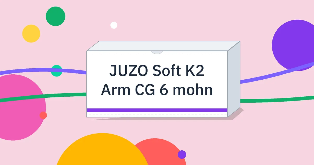 Symbolbild: Packung mit der Aufschrift JUZO Soft K2 Arm CG 6 mohn (PZN 15512326) – Verfügbarkeit und Bezug in Apotheken in Frankfurt am Main
