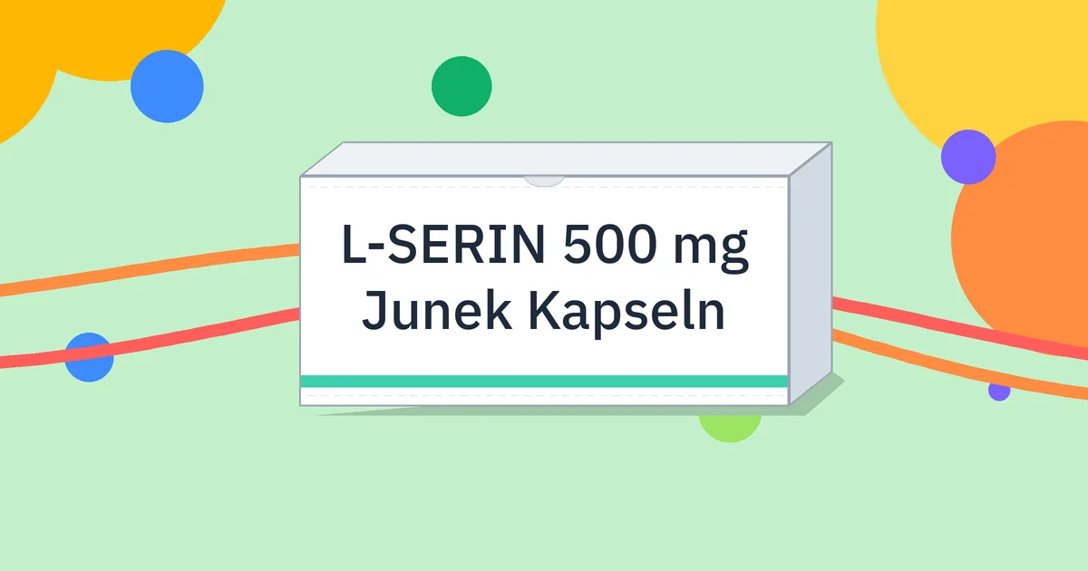 Symbolbild: Packung mit der Aufschrift L-SERIN 500 mg Junek Kapseln (PZN 00131788) – Verfügbarkeit und Bezug in Apotheken in Frankfurt am Main