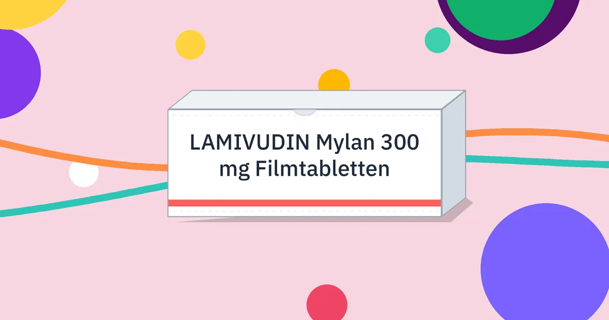 Symbolbild: Packung mit der Aufschrift LAMIVUDIN Mylan 300 mg Filmtabletten (PZN 15205127) – Verfügbarkeit und Bezug in Apotheken in Frankfurt am Main