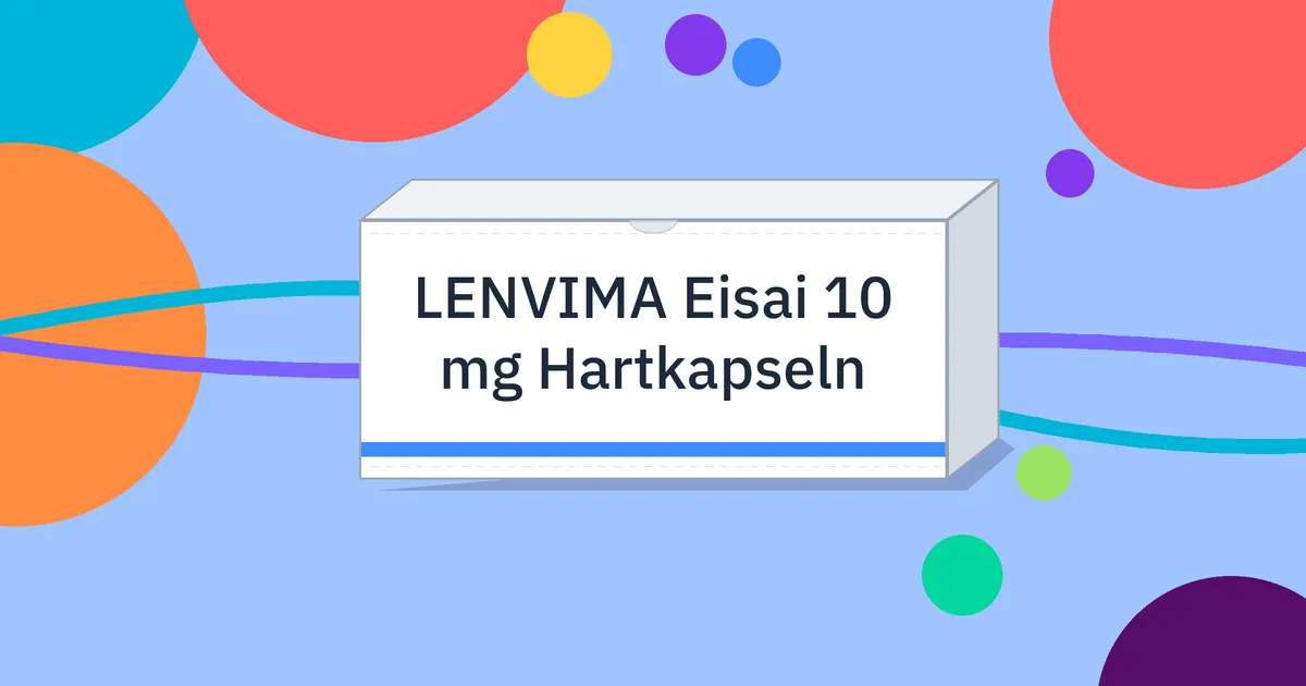 Symbolbild: Packung mit der Aufschrift LENVIMA Eisai 10 mg Hartkapseln (PZN 11010728) – Verfügbarkeit und Bezug in Apotheken in Frankfurt am Main