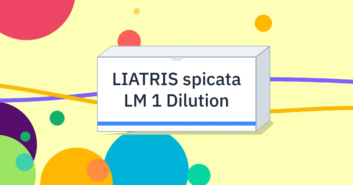 Symbolbild: Packung mit der Aufschrift LIATRIS spicata LM 1 Dilution (PZN 13528582) – Verfügbarkeit und Bezug in Apotheken in Frankfurt am Main