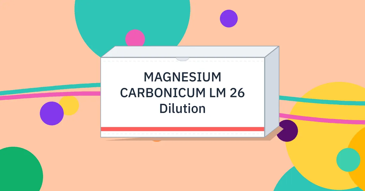 Symbolbild: Packung mit der Aufschrift MAGNESIUM CARBONICUM LM 26 Dilution (PZN 12937166) – Verfügbarkeit und Bezug in Apotheken in Frankfurt am Main
