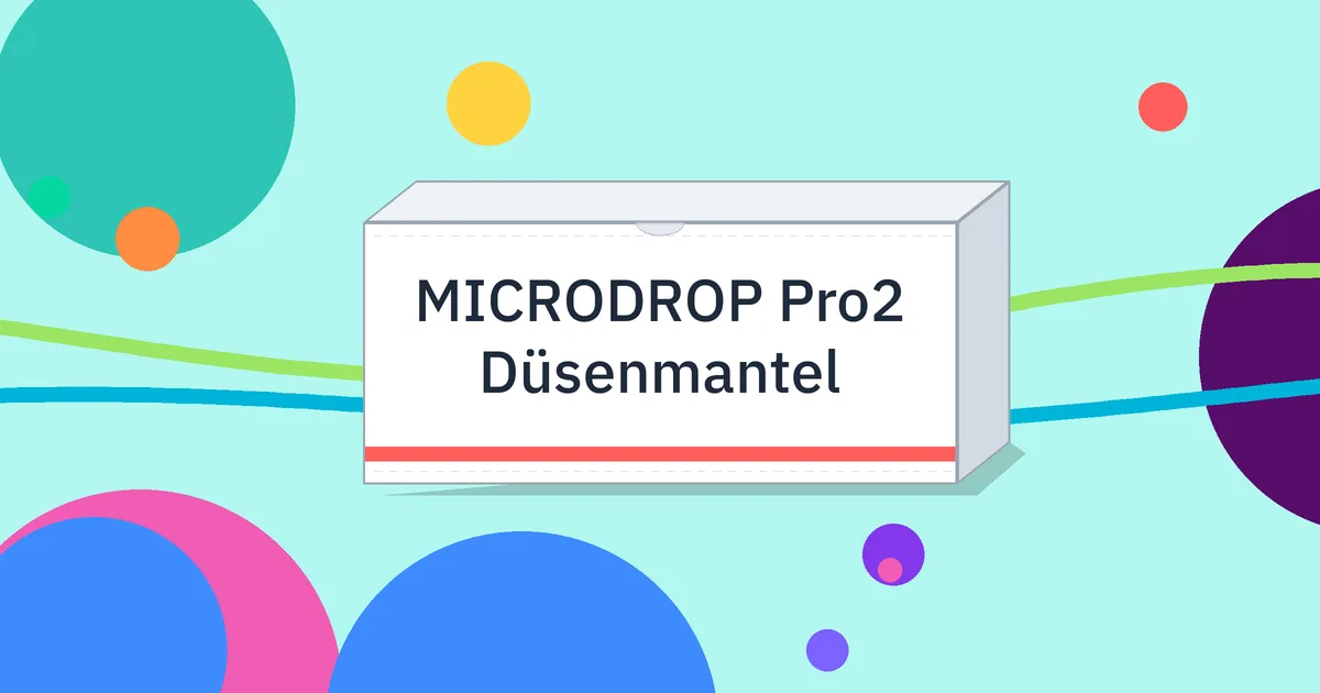 Symbolbild: Packung mit der Aufschrift MICRODROP Pro2 Düsenmantel (PZN 03954496) – Verfügbarkeit und Bezug in Apotheken in Frankfurt am Main