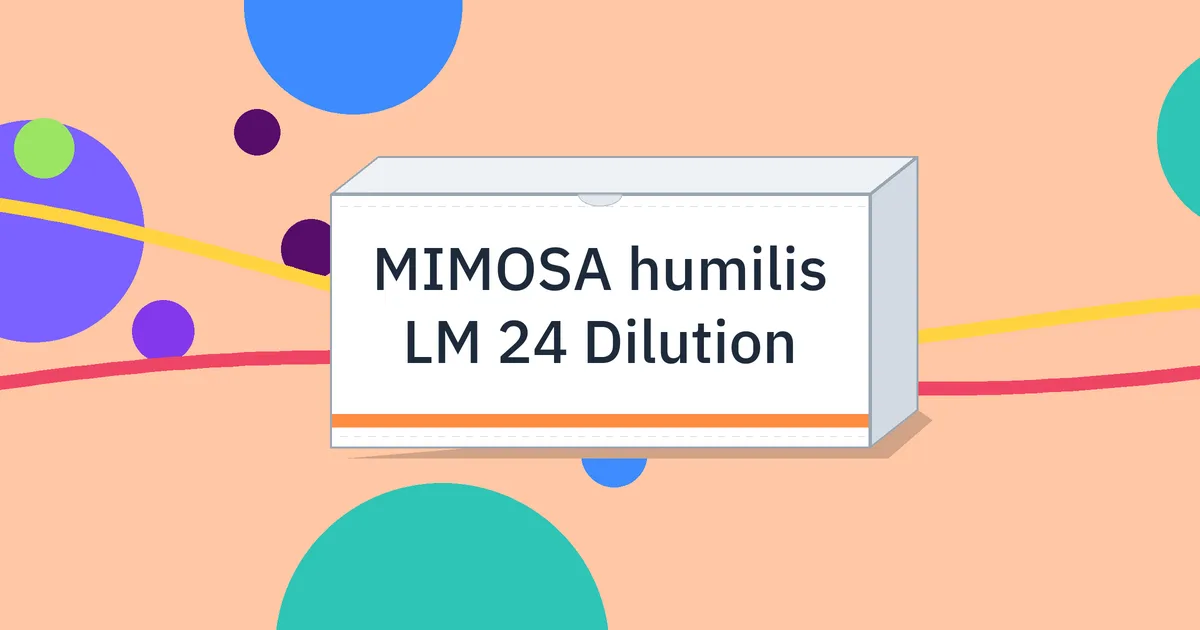 Symbolbild: Packung mit der Aufschrift MIMOSA humilis LM 24 Dilution (PZN 13608565) – Verfügbarkeit und Bezug in Apotheken in Frankfurt am Main