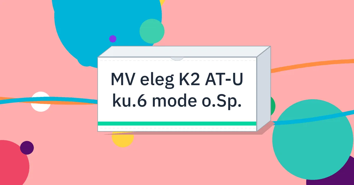 Symbolbild: Packung mit der Aufschrift MV eleg K2 AT-U ku.6 mode o.Sp. (PZN 00314968) – Verfügbarkeit und Bezug in Apotheken in Frankfurt am Main