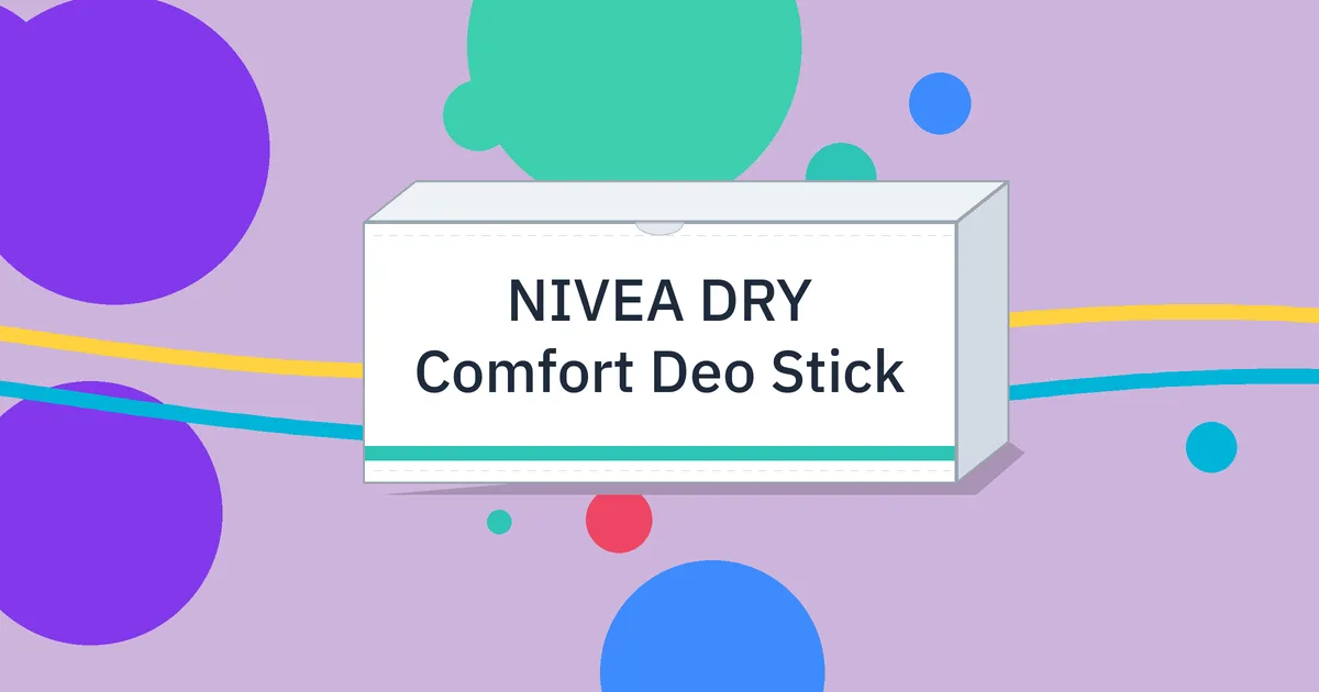 Symbolbild: Packung mit der Aufschrift NIVEA DRY Comfort Deo Stick (PZN 20799608) – Verfügbarkeit und Bezug in Apotheken in Frankfurt am Main