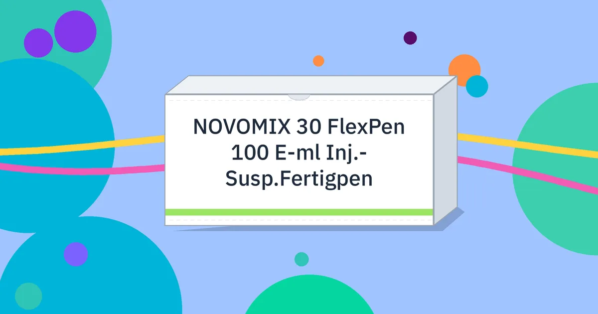 Symbolbild: Packung mit der Aufschrift NOVOMIX 30 FlexPen 100 E-ml Inj.-Susp.Fertigpen (PZN 02533002) – Verfügbarkeit und Bezug in Apotheken in Frankfurt am Main
