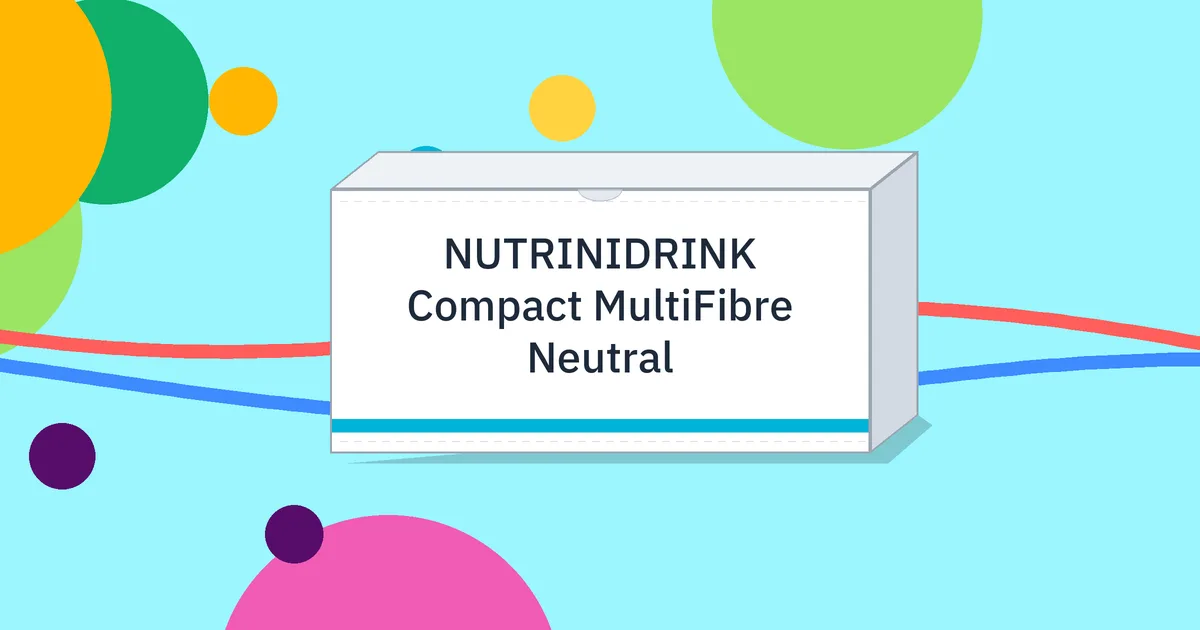 Symbolbild: Packung mit der Aufschrift NUTRINIDRINK Compact MultiFibre Neutral (PZN 20170939) – Verfügbarkeit und Bezug in Apotheken in Frankfurt am Main