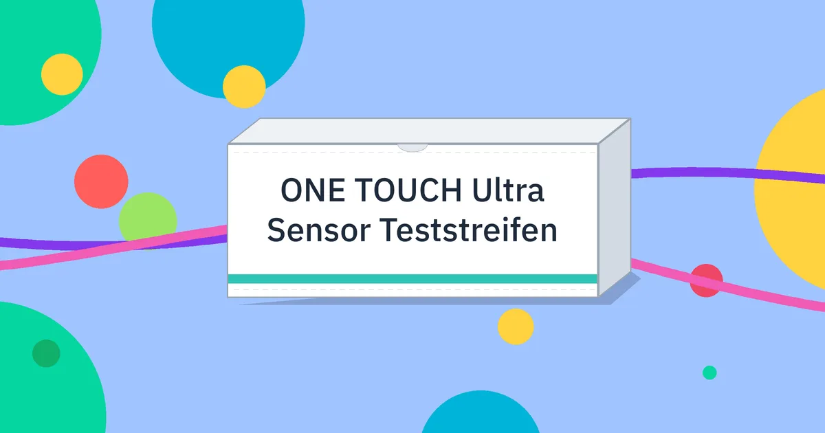 Symbolbild: Packung mit der Aufschrift ONE TOUCH Ultra Sensor Teststreifen (PZN 13651147) – Verfügbarkeit und Bezug in Apotheken in Frankfurt am Main