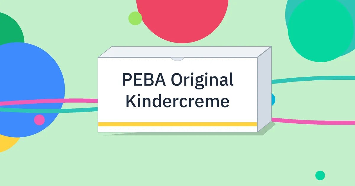 Symbolbild: Packung mit der Aufschrift PEBA Original Kindercreme (PZN 17232016) – Verfügbarkeit und Bezug in Apotheken in Frankfurt am Main