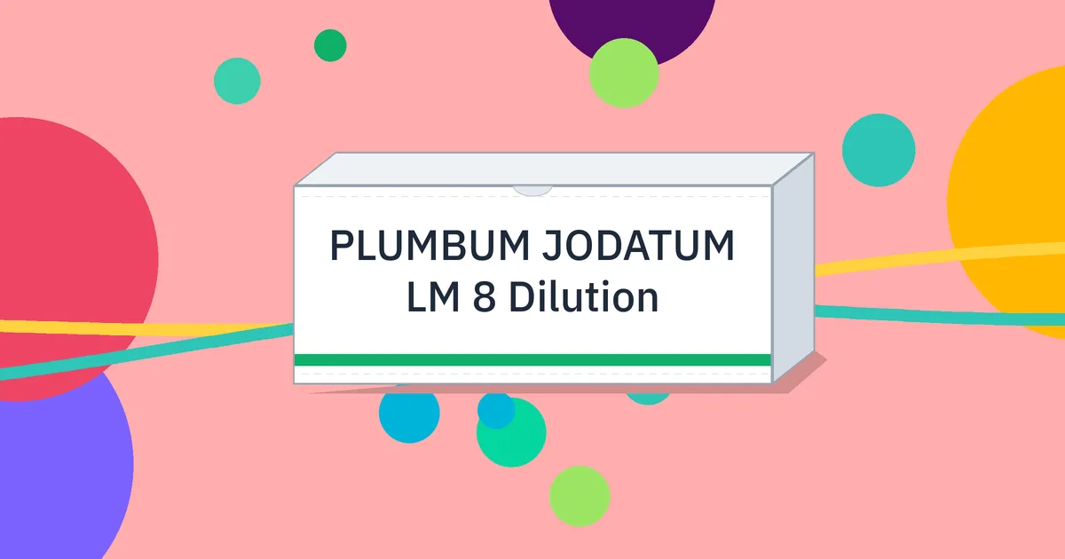 Symbolbild: Packung mit der Aufschrift PLUMBUM JODATUM LM 8 Dilution (PZN 13040656) – Verfügbarkeit und Bezug in Apotheken in Frankfurt am Main