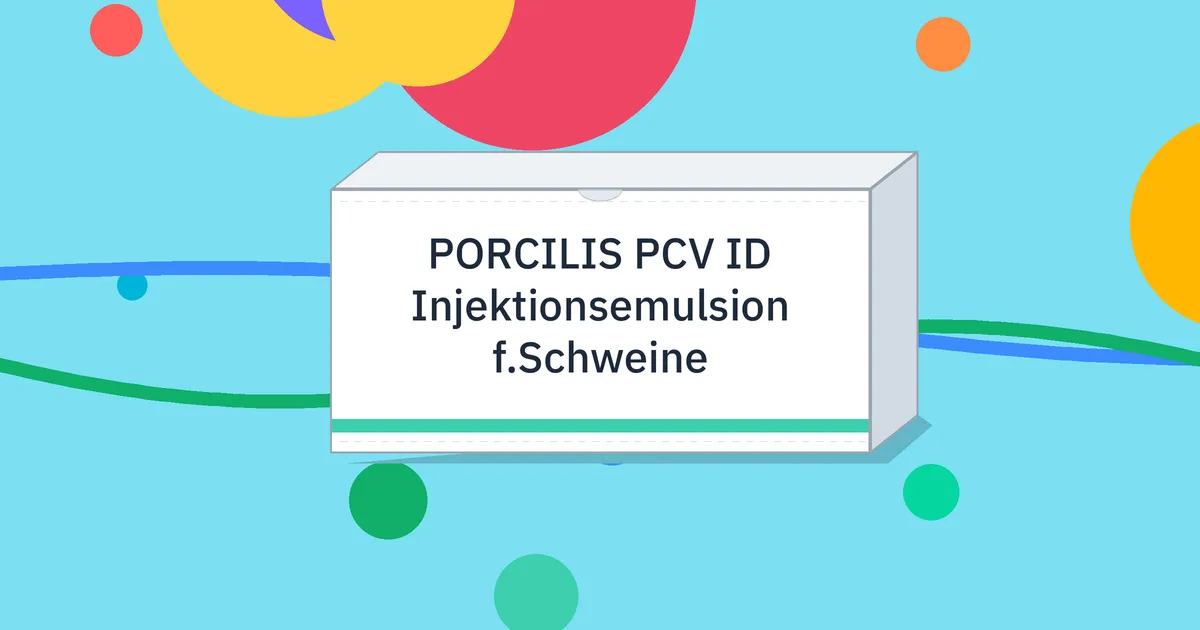 Symbolbild: Packung mit der Aufschrift PORCILIS PCV ID Injektionsemulsion f.Schweine (PZN 11684088) – Verfügbarkeit und Bezug in Apotheken in Frankfurt am Main