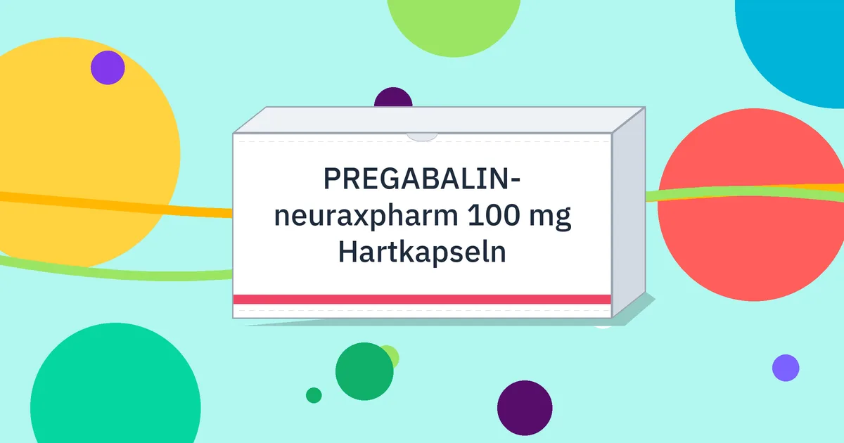 Symbolbild: Packung mit der Aufschrift PREGABALIN-neuraxpharm 100 mg Hartkapseln (PZN 11031446) – Verfügbarkeit und Bezug in Apotheken in Frankfurt am Main