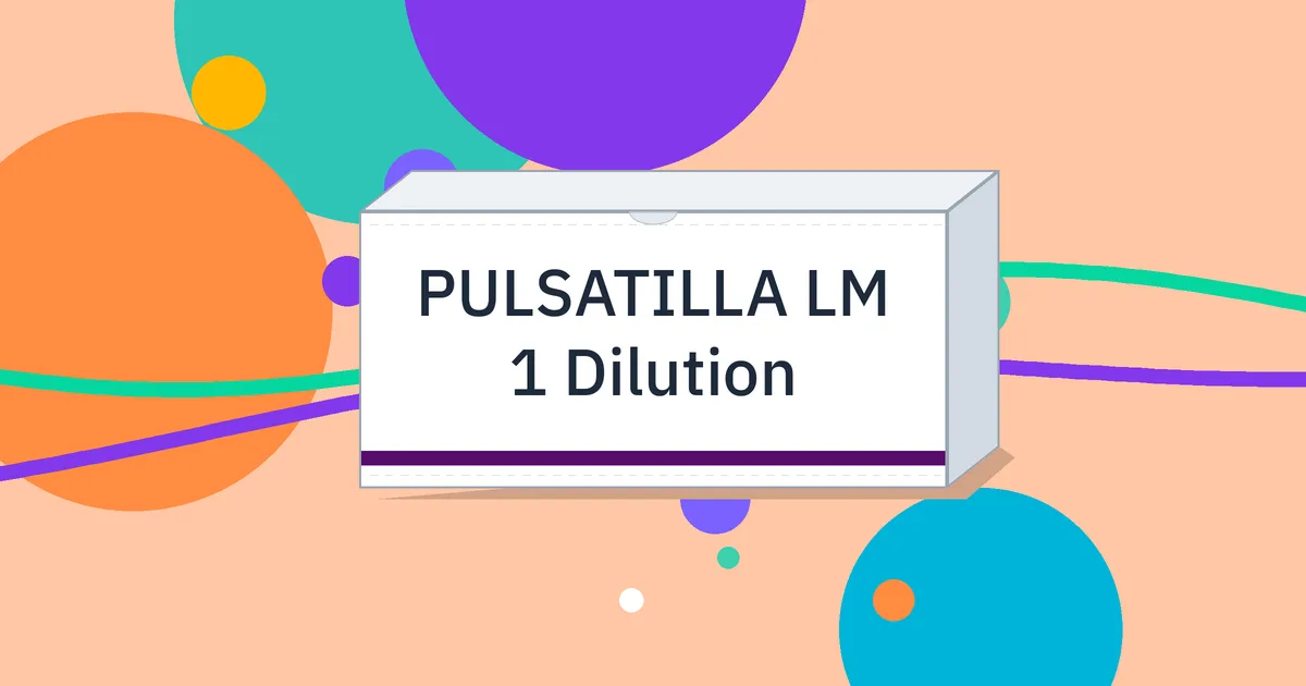 Symbolbild: Packung mit der Aufschrift PULSATILLA LM 1 Dilution (PZN 13044128) – Verfügbarkeit und Bezug in Apotheken in Frankfurt am Main