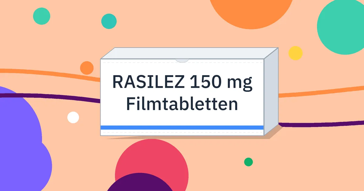 Symbolbild: Packung mit der Aufschrift RASILEZ 150 mg Filmtabletten (PZN 10193313) – Verfügbarkeit und Bezug in Apotheken in Frankfurt am Main