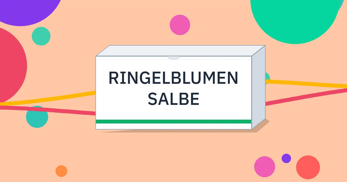 Symbolbild: Packung mit der Aufschrift RINGELBLUMEN SALBE (PZN 04288765) – Verfügbarkeit und Bezug in Apotheken in Frankfurt am Main
