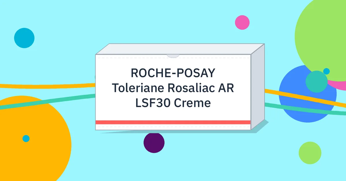 Symbolbild: Packung mit der Aufschrift ROCHE-POSAY Toleriane Rosaliac AR LSF30 Creme (PZN 18314087) – Verfügbarkeit und Bezug in Apotheken in Frankfurt am Main