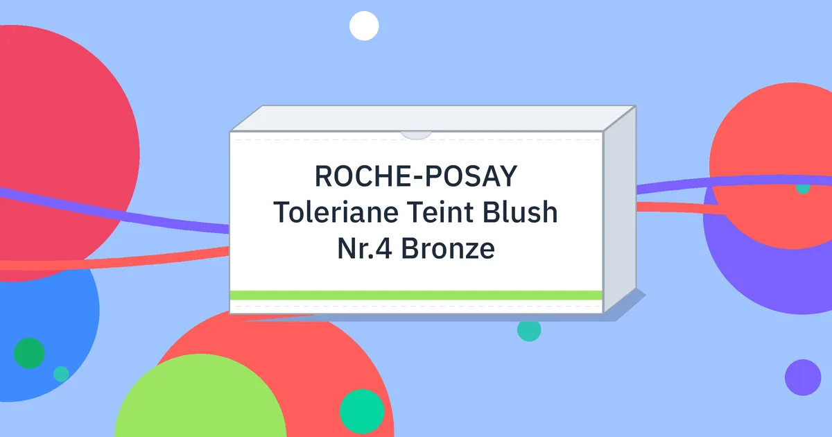 Symbolbild: Packung mit der Aufschrift ROCHE-POSAY Toleriane Teint Blush Nr.4 Bronze (PZN 02216394) – Verfügbarkeit und Bezug in Apotheken in Frankfurt am Main