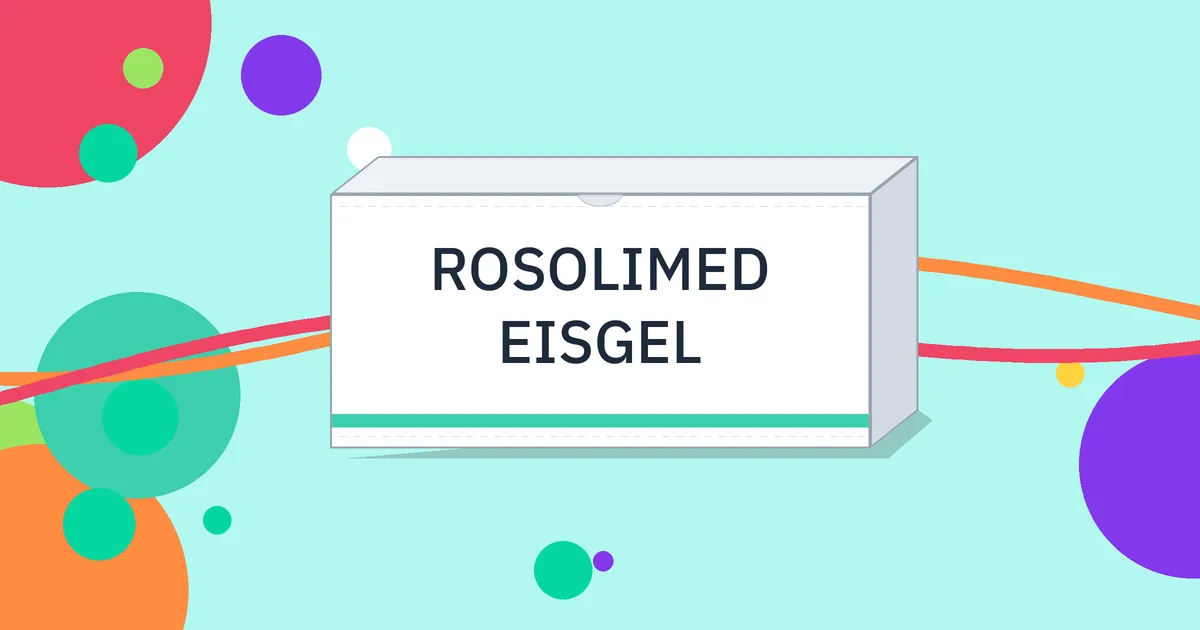 Symbolbild: Packung mit der Aufschrift ROSOLIMED EISGEL (PZN 03814588) – Verfügbarkeit und Bezug in Apotheken in Frankfurt am Main