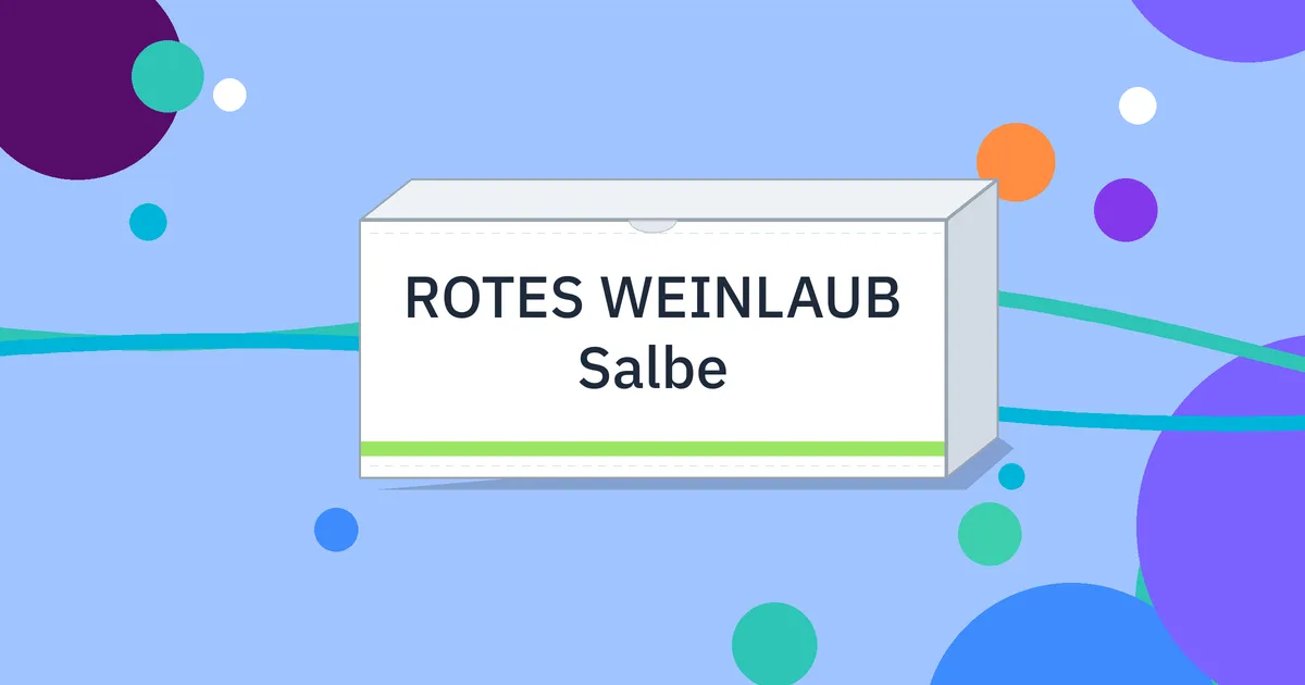 Symbolbild: Packung mit der Aufschrift ROTES WEINLAUB Salbe (PZN 16335180) – Verfügbarkeit und Bezug in Apotheken in Frankfurt am Main