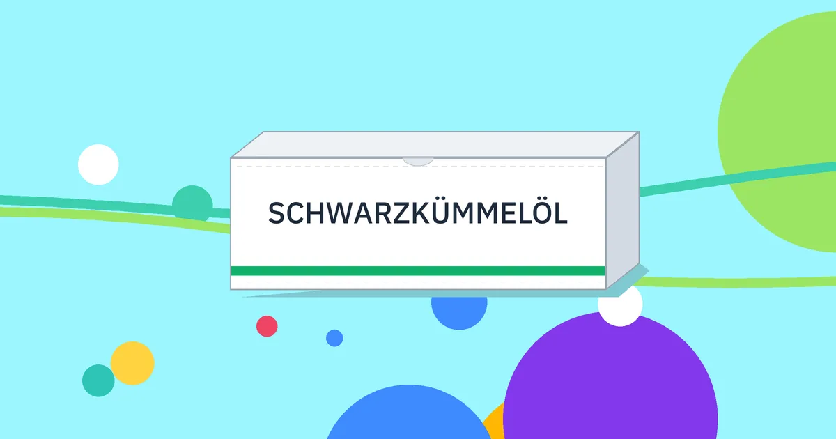 Symbolbild: Packung mit der Aufschrift SCHWARZKÜMMELÖL (PZN 00728925) – Verfügbarkeit und Bezug in Apotheken in Frankfurt am Main