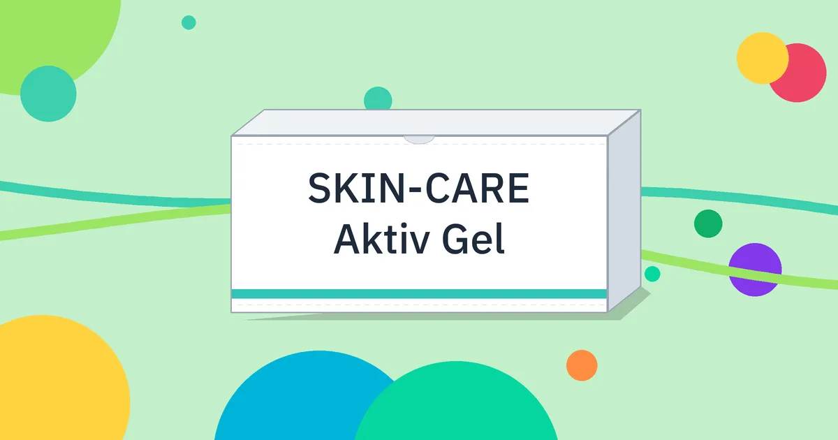 Symbolbild: Packung mit der Aufschrift SKIN-CARE Aktiv Gel (PZN 15372285) – Verfügbarkeit und Bezug in Apotheken in Frankfurt am Main