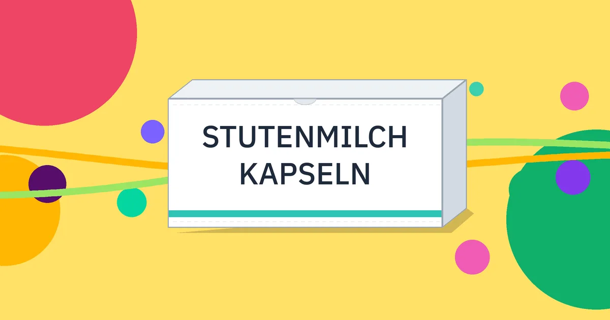 Symbolbild: Packung mit der Aufschrift STUTENMILCH KAPSELN (PZN 04684136) – Verfügbarkeit und Bezug in Apotheken in Frankfurt am Main
