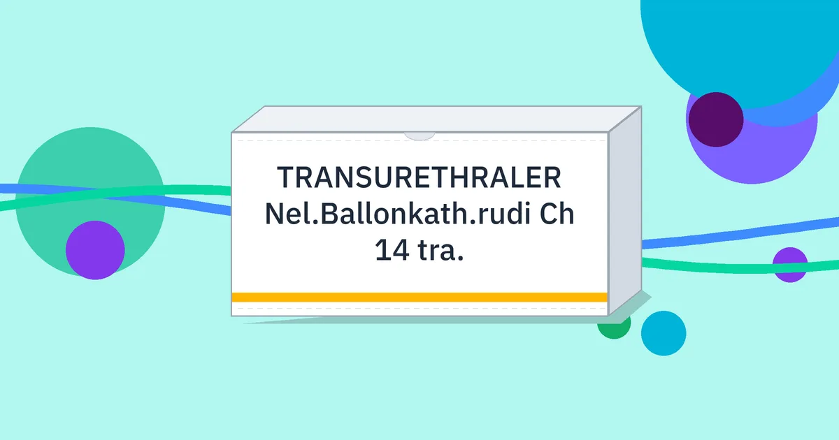 Symbolbild: Packung mit der Aufschrift TRANSURETHRALER Nel.Ballonkath.rudi Ch 14 tra. (PZN 19950336) – Verfügbarkeit und Bezug in Apotheken in Frankfurt am Main