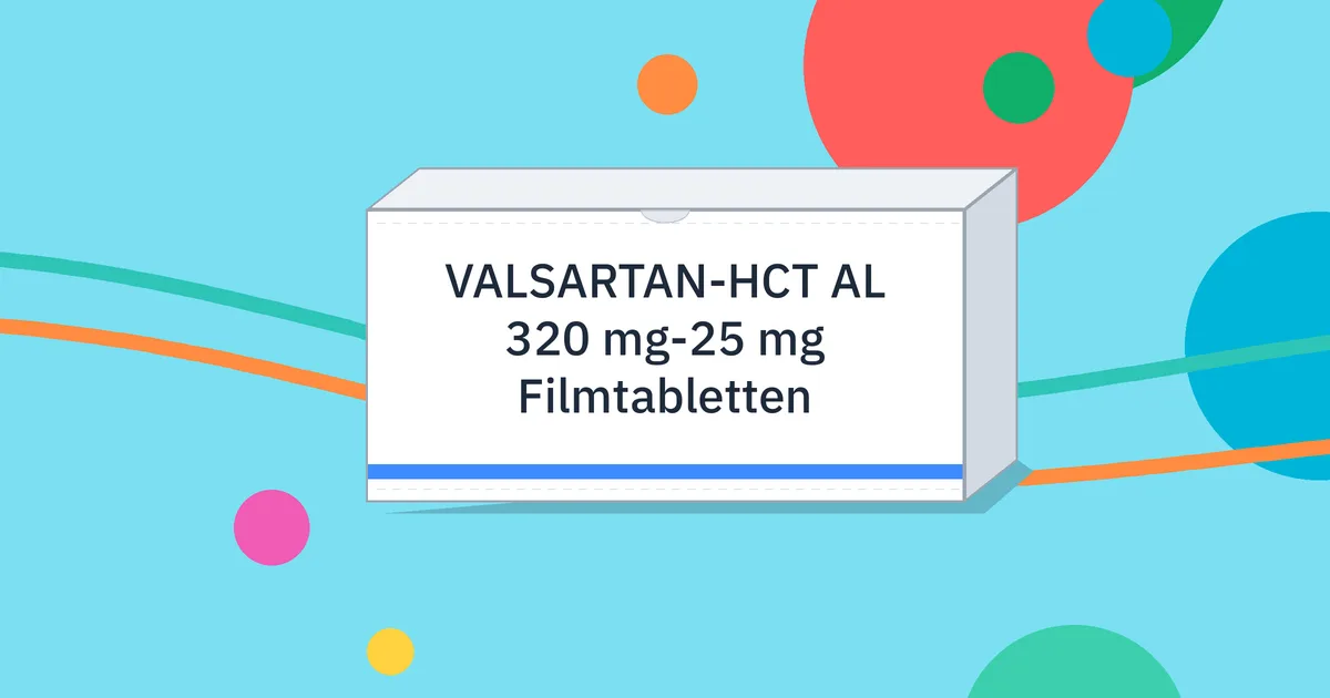 Symbolbild: Packung mit der Aufschrift VALSARTAN-HCT AL 320 mg-25 mg Filmtabletten (PZN 07758616) – Verfügbarkeit und Bezug in Apotheken in Frankfurt am Main