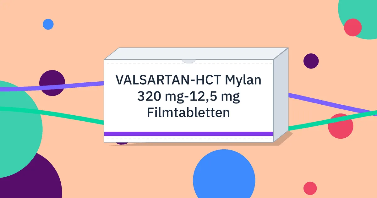 Symbolbild: Packung mit der Aufschrift VALSARTAN-HCT Mylan 320 mg-12,5 mg Filmtabletten (PZN 10055019) – Verfügbarkeit und Bezug in Apotheken in Frankfurt am Main