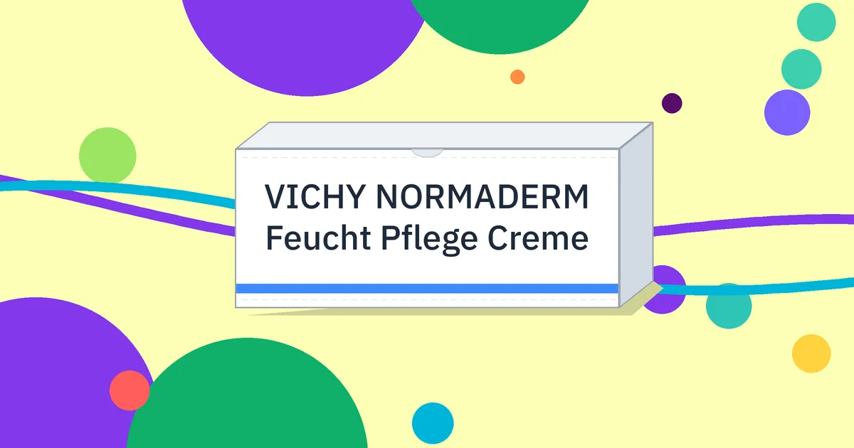 Symbolbild: Packung mit der Aufschrift VICHY NORMADERM Feucht Pflege Creme (PZN 11137239) – Verfügbarkeit und Bezug in Apotheken in Frankfurt am Main