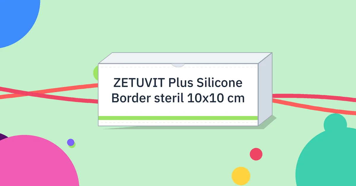 Symbolbild: Packung mit der Aufschrift ZETUVIT Plus Silicone Border steril 10x10 cm (PZN 20123868) – Verfügbarkeit und Bezug in Apotheken in Frankfurt am Main