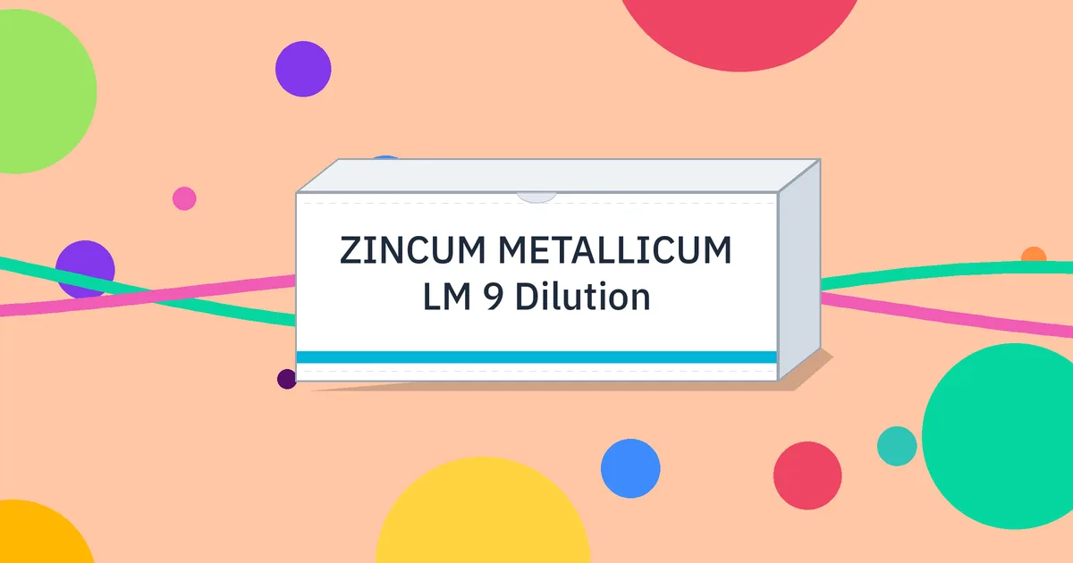 Symbolbild: Packung mit der Aufschrift ZINCUM METALLICUM LM 9 Dilution (PZN 13294776) – Verfügbarkeit und Bezug in Apotheken in Frankfurt am Main
