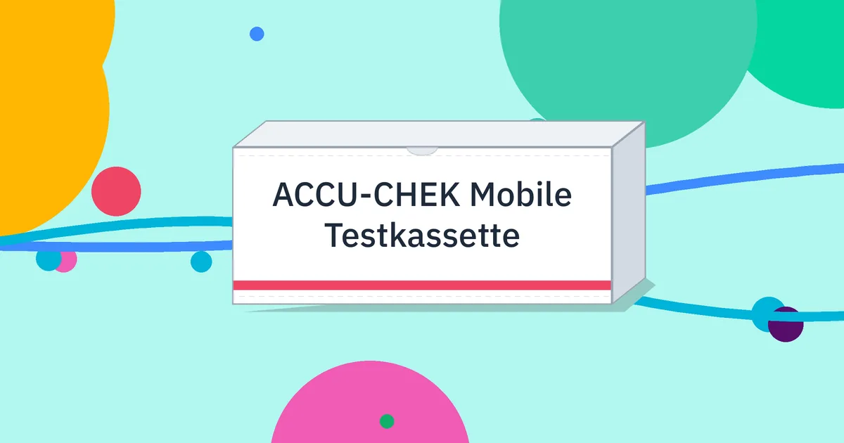 Symbolbild: Packung mit der Aufschrift ACCU-CHEK Mobile Testkassette (PZN 03646613) – Verfügbarkeit und Bezug in Apotheken in Frankfurt am Main