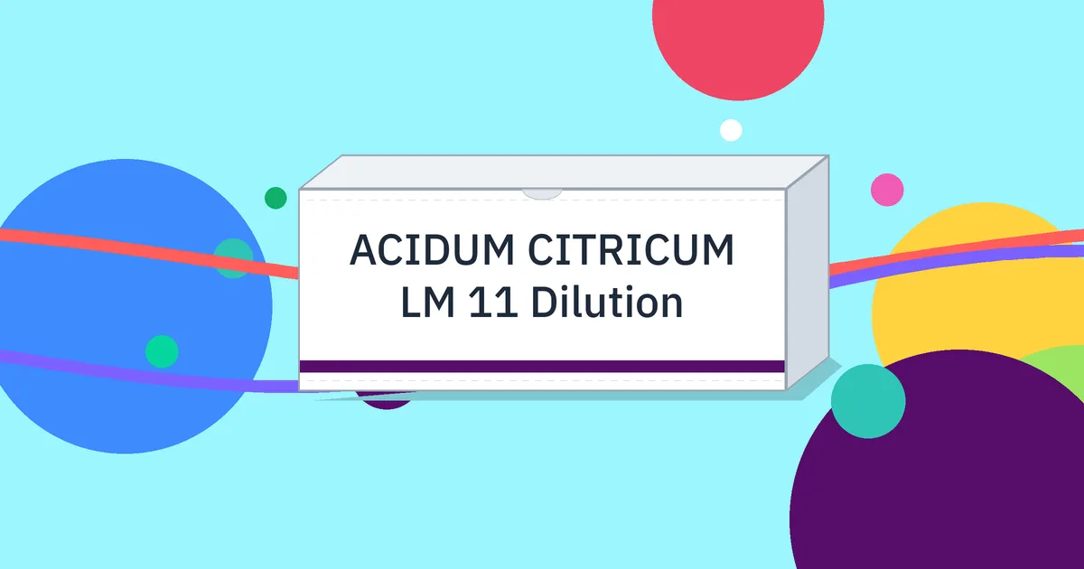 Symbolbild: Packung mit der Aufschrift ACIDUM CITRICUM LM 11 Dilution (PZN 13273478) – Verfügbarkeit und Bezug in Apotheken in Frankfurt am Main